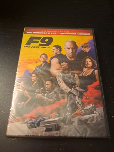 F9: The Fast Saga (DVD, 2021) Director's Cut And Theatrical Version ...