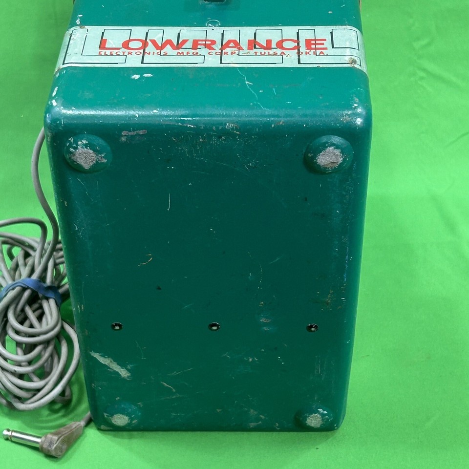 Vintage Lowrance Fish Finder Locator Lo-K-Tor Untested w/transducer | eBay