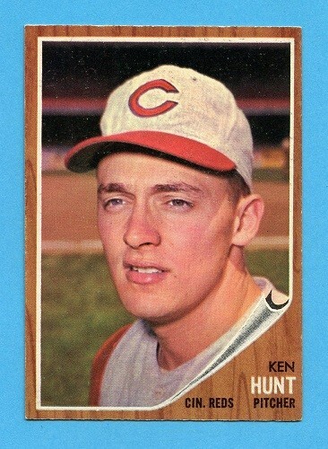 1962 TOPPS # 364 KEN HUNT CINCINNATI REDS NM FREE SHIPPING | eBay