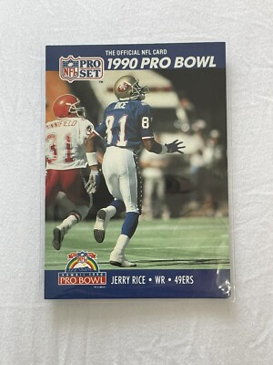 1990 Pro Set Jerry Rice Pro Bowl Card # 411 San Francisco 49ers ...