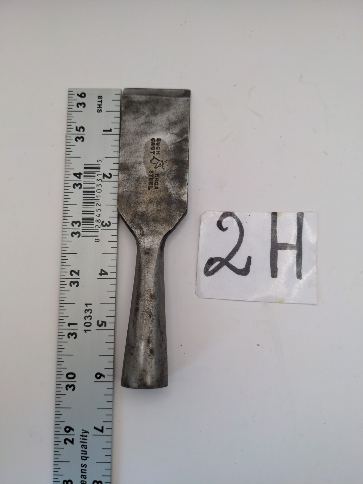 BUCK BROS. 1 3/8"Wide x 6" long CAST STEEL SOCKET CHISEL | eBay