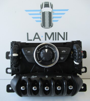 Genuine MINI Black Manual Air Con Climate Control - R60 Countryman #E ...