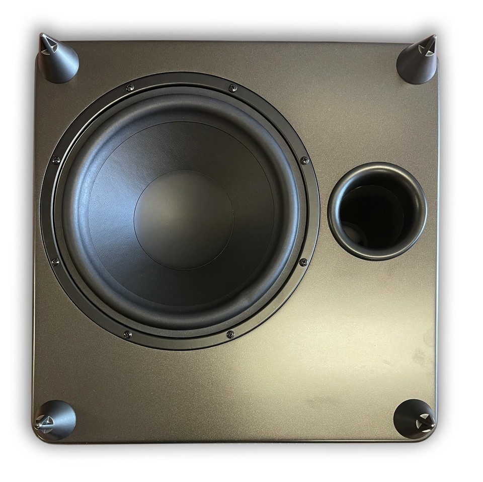 Audica 10" Inch Space Gray Powered Home Theater Subwoofer CS SUB-10 | eBay