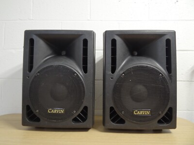 Carvin PM10 Passive Monitor Speaker Pair (10" + Horn) 8 Ohms 250W Made ...