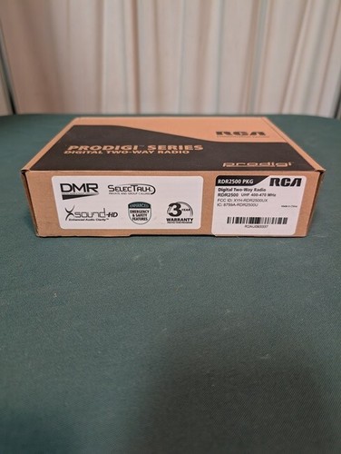 RCA RDR2500 Digital Two Way Radio UHF 400-470MHz Package | eBay