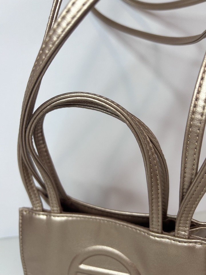 Telfar Small Shopping Crossbody Tote Bag Copper EUC | eBay