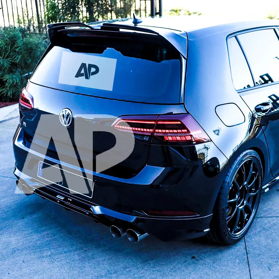 For VW Golf R GTD GTI OT Style Gloss Black Boot Spoiler Wing MK7 MK7.5 ...