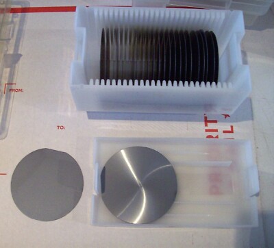 24 Wafers Wafer Computers Pc Chips Semiconductor data storage silicon ...