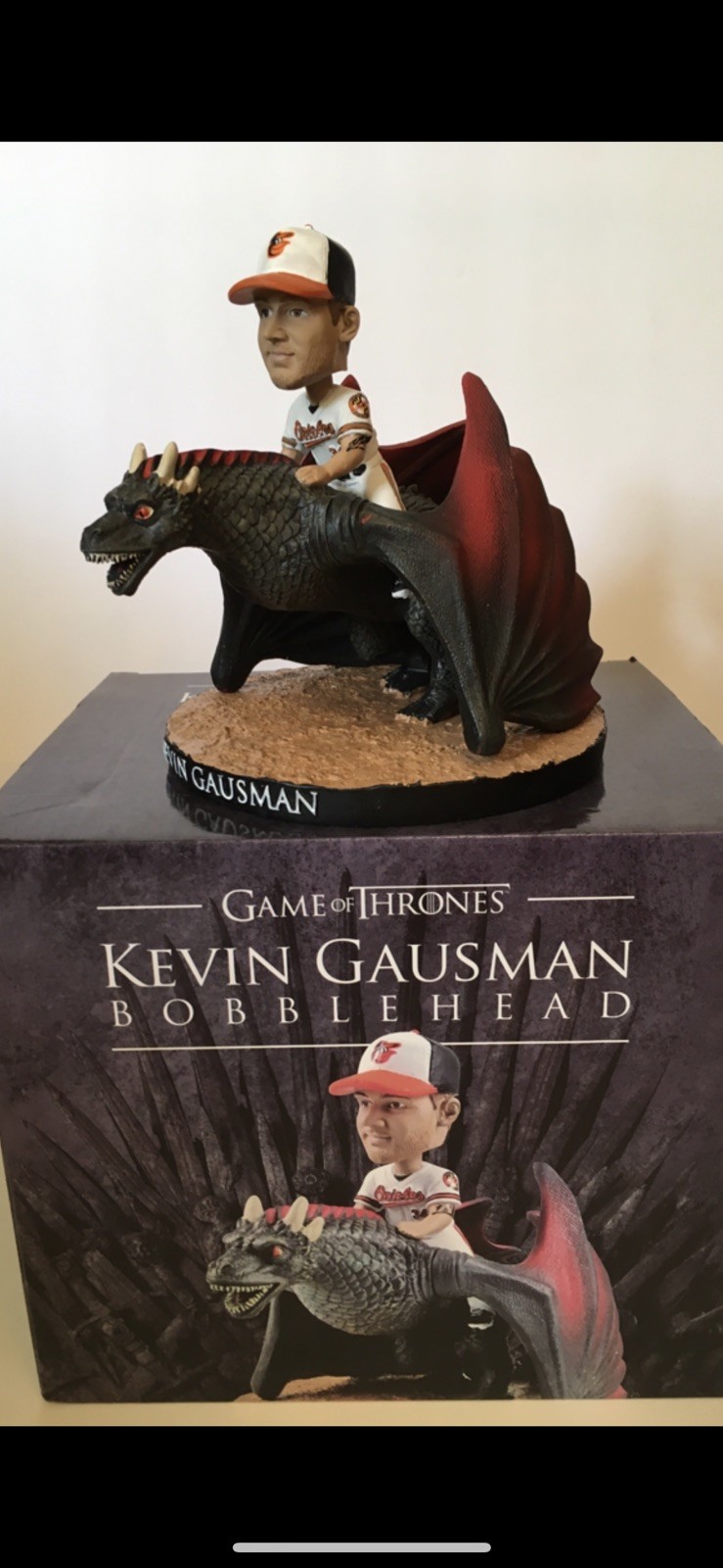Game of Thrones Fire& Ice Dragons Bobblehead SGA NIB Bobble Dragon Mint ...
