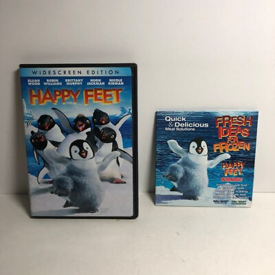 Happy Feet (DVD, 2007, Widescreen) + Bonus Cooking Recipe CD-Rom | eBay