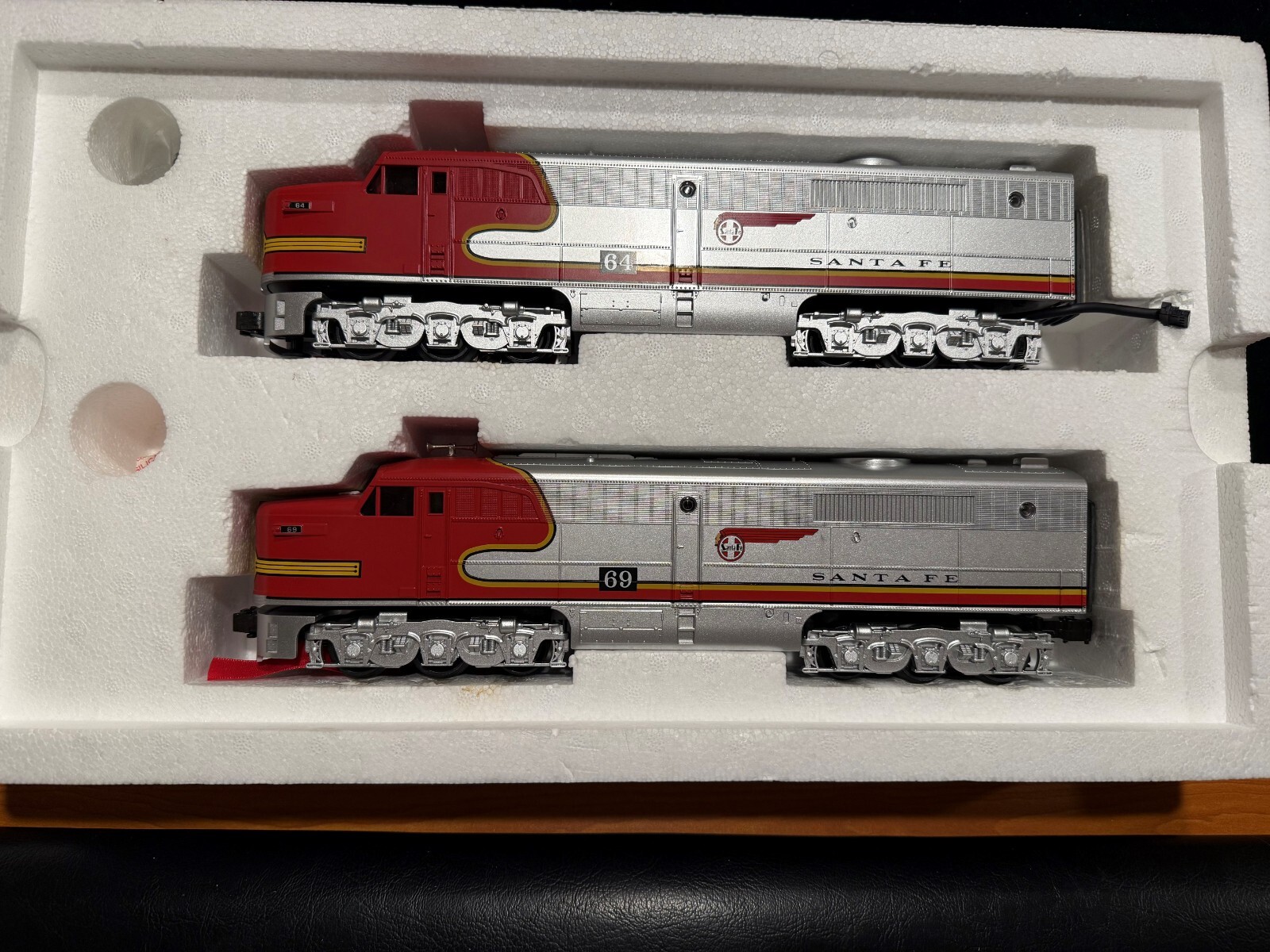 Rail King Santa Fe ALCO PA Diesel AA Set 30-2150-0 with ProtoSound | eBay