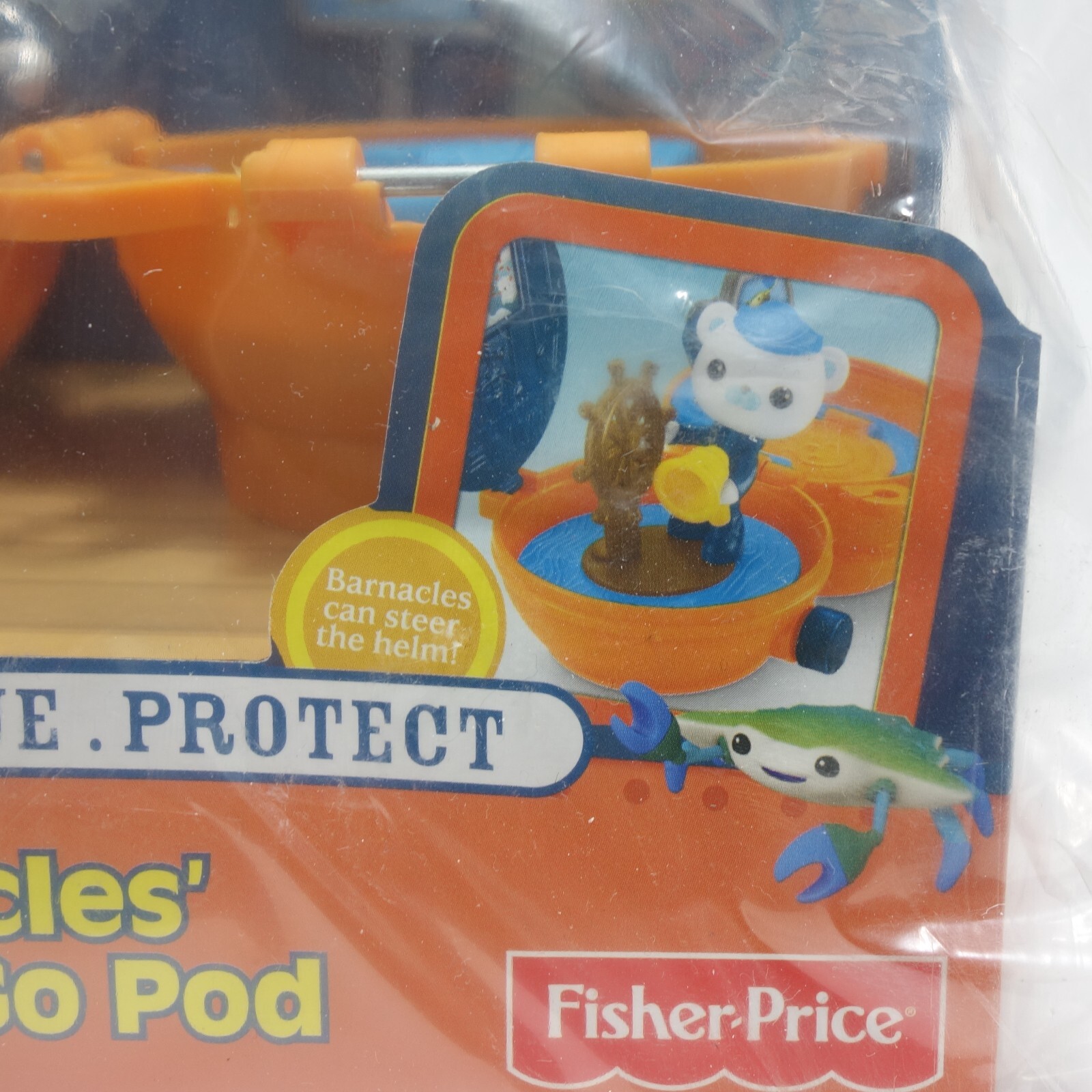 Octonauts Captain Barnacles' On The Go Pod Fisher Price Playset New ...