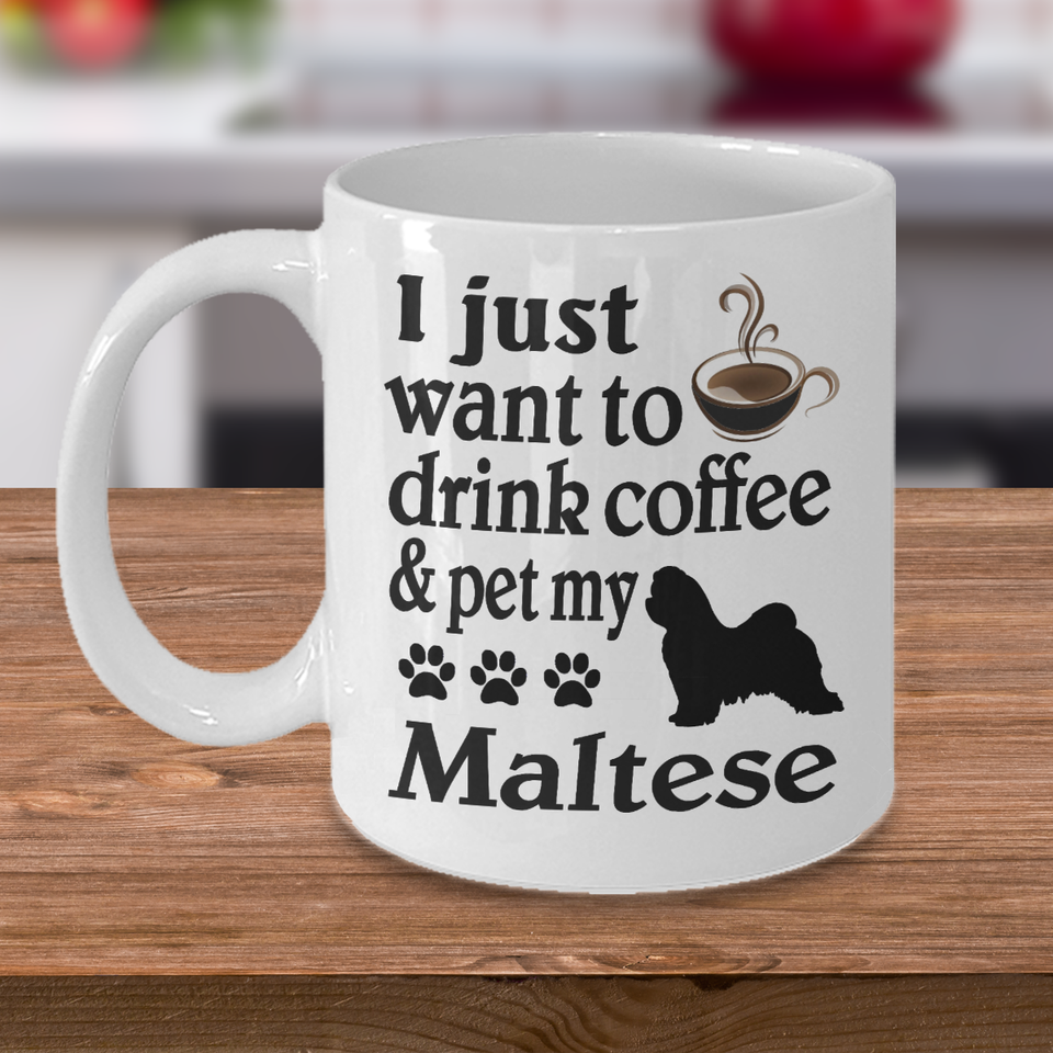 Maltese Dog,Maltese,Canis familiaris Maelitacus,Malteses,Sleeve,Cup ...