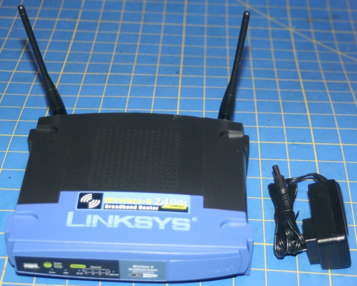 Linksys WRT54G V8 Wireless-G 2.4 GHz Broadband Router 4-Port Switch | eBay