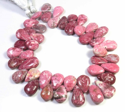 Rose Thulite Poire Gemmes Naturelles Lisse Perles 12-18mm 9.5 " Strand ...