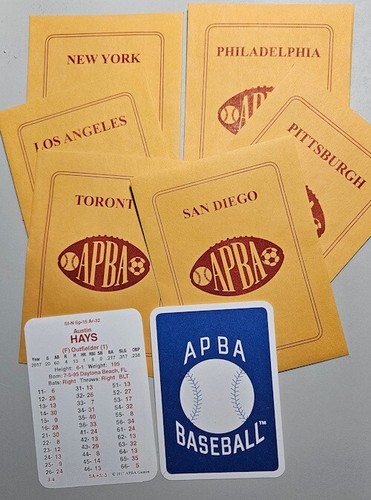 2019 APBA MLB SEASON - Complete Set NM (Free Shipping*) | eBay