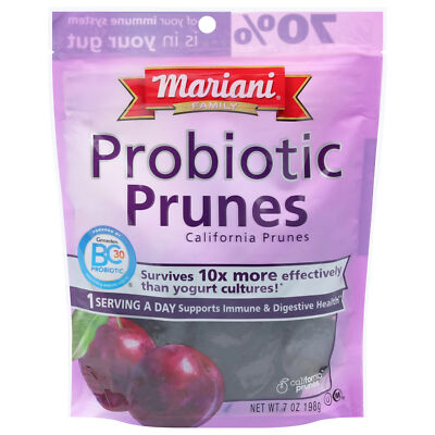 Mariani Prunes Probiotic Pitted 7 Oz (Pack Of 12) | eBay