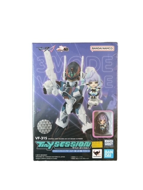 Tiny Session Macross Frontier VF-31S Siegfried Arad Use & Mikumo Guynemer Figure