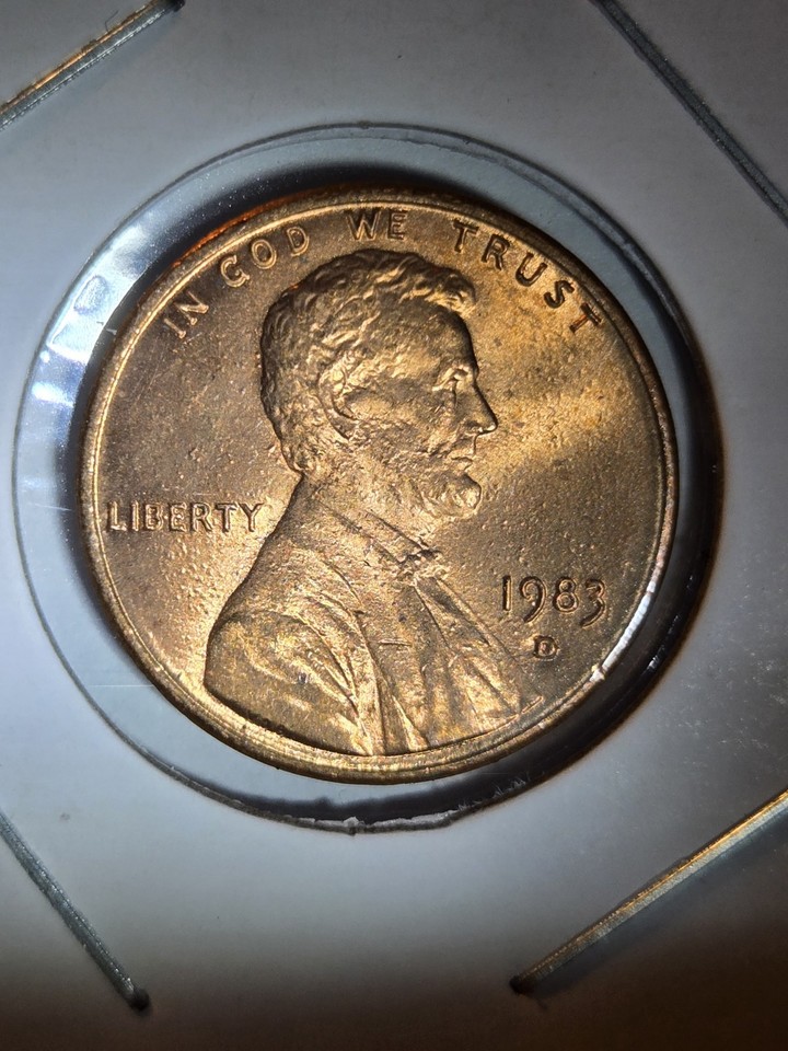 1983 Doubled Die Reverse Lincoln Cent!! Beautiful Coin. Dd In ONE CENT ...