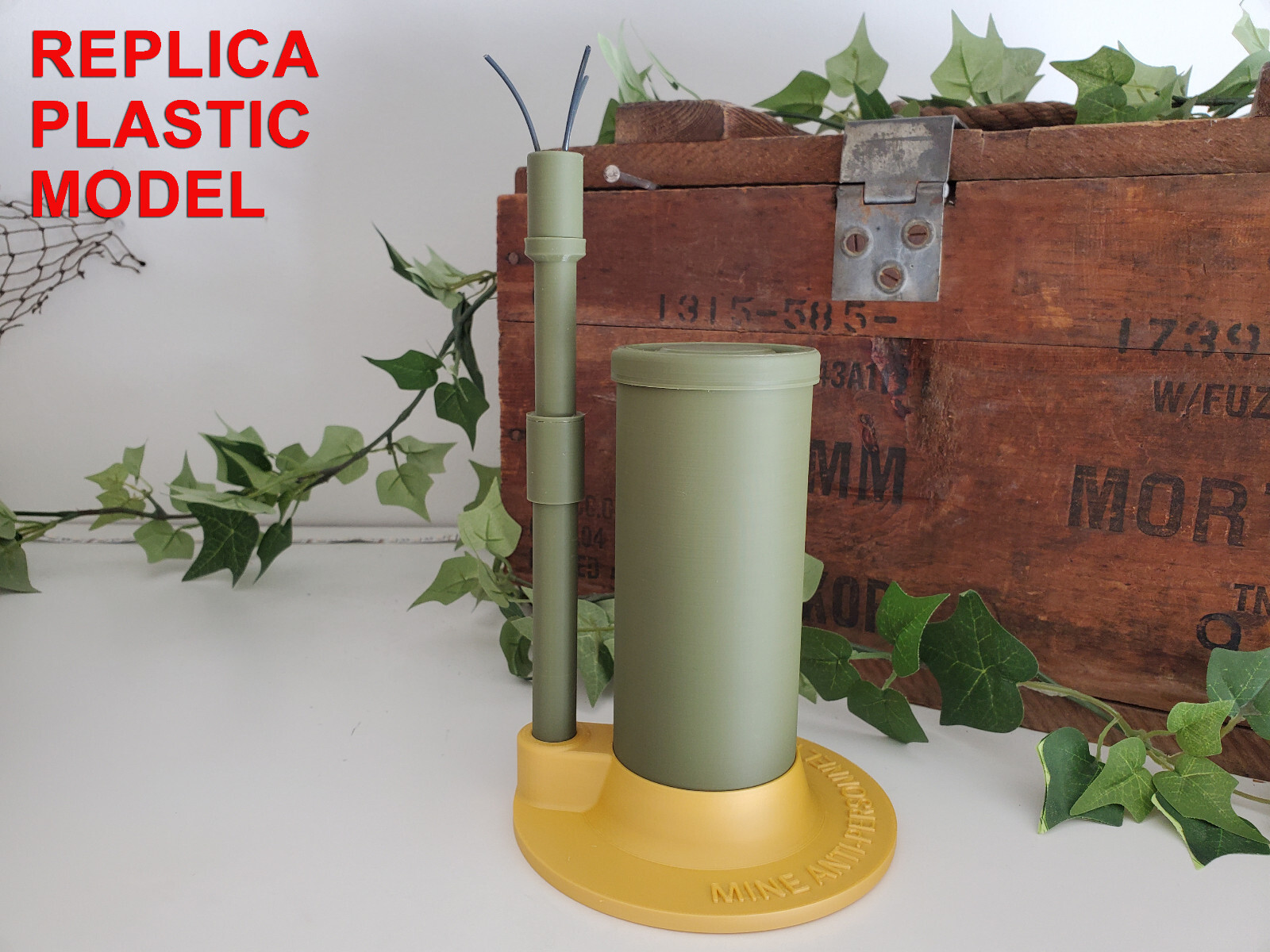 DUMMY M2A1 M2A3 WW2 Anti-Personnel Mine - Accurate Size Plastic Replica ...