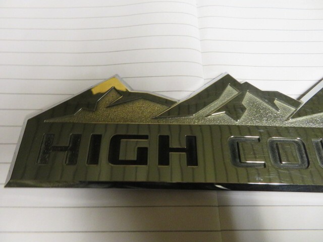 2014-2019 Chevy Silverado Fender Tailgate High Country Emblem Nameplate ...