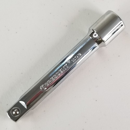 Crescent 1/2" Drive 5" Inch Long Socket Bar Extension Polished Chrome ...