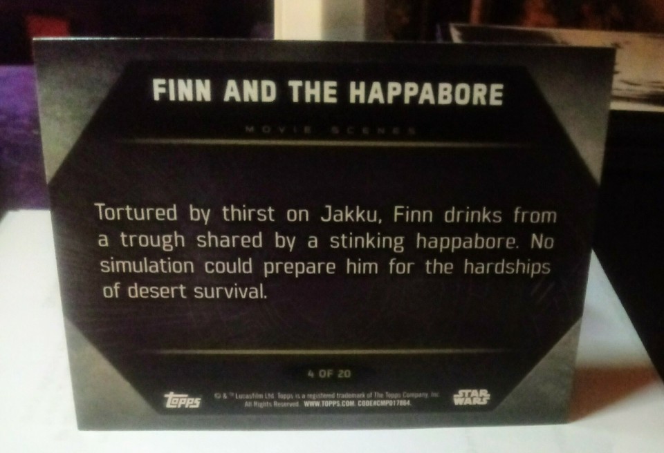 Topps - Star Wars The Force Awakens - Movie Scenes - Finn and the ...