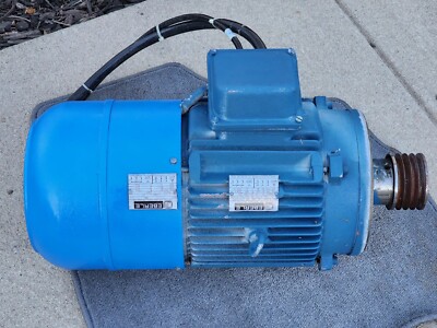 Bridgeport Romi EZ-path 2 Lathe Spindle Motor Eberle S132S4-E 1543/GS ...