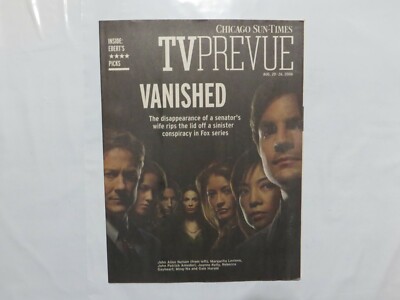 Chicago Sun-Times TV Prevue August 2006 Vanished Fox Series 1S | eBay