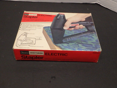 Staple Gun--Sears Craftsman "Staple Tacker with Staples Dual ...