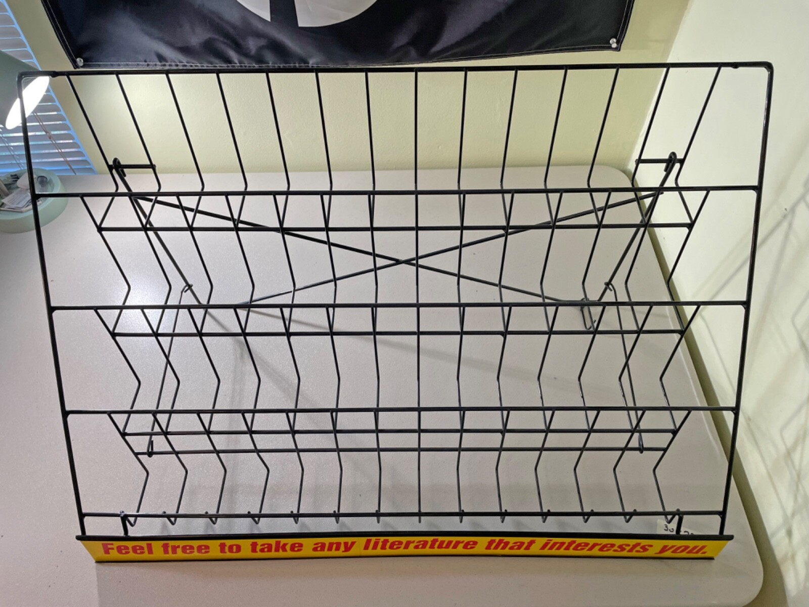 4-Tier 29" Wire Tabletop Literature Rack | eBay