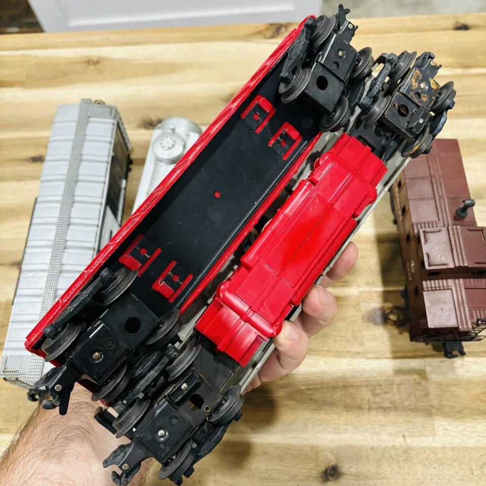 Lionel Postwar 2046 Loco Hudson & 2046W Tender w/ Freight Cars Caboose ...