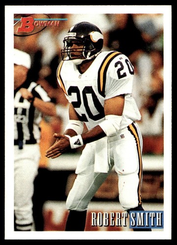 1993 Bowman Robert Smith RC Minnesota Vikings #378 *A* | eBay
