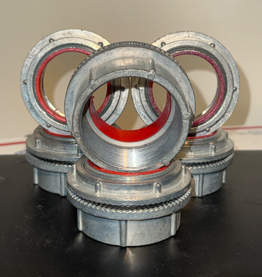 Lot of 6 Hubs ~ 2 in. Rigid Metal Conduit (RMC) Water-Tight Conduit Hub ...
