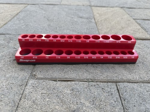 Snap-On Tools Sae Magnetic Socket Tray Organizer Set 1/4 Drive Snap On ...