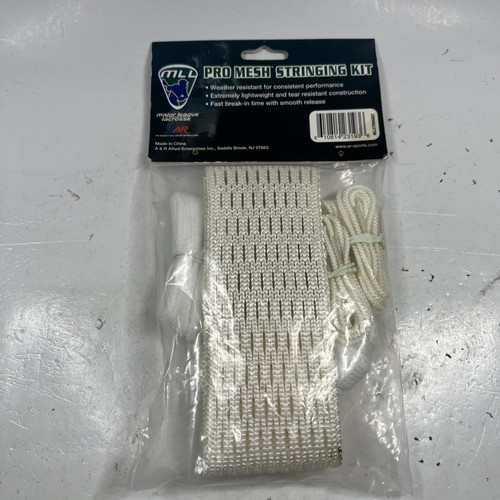 New A&R MLL Semi Soft Pro Mesh Lacrosse Stick Stringing Kit Mesh Ball ...