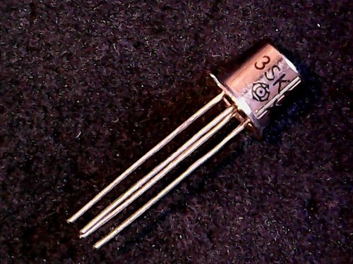 3SK45 - Hitachi N-Channel Silicon Dual Gate VHF Mosfet - (CAN-4 / TO-72 ...