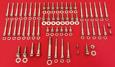 2004 & UP HARLEY SPORTSTER POLISHED ARP 12PT STAINLESS STEEL ENGINE ...