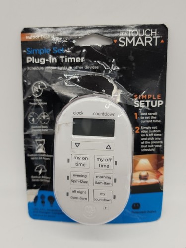 My Touch Smart Simple Set Plug-In Timer Indoor Lights devices 26892 ...