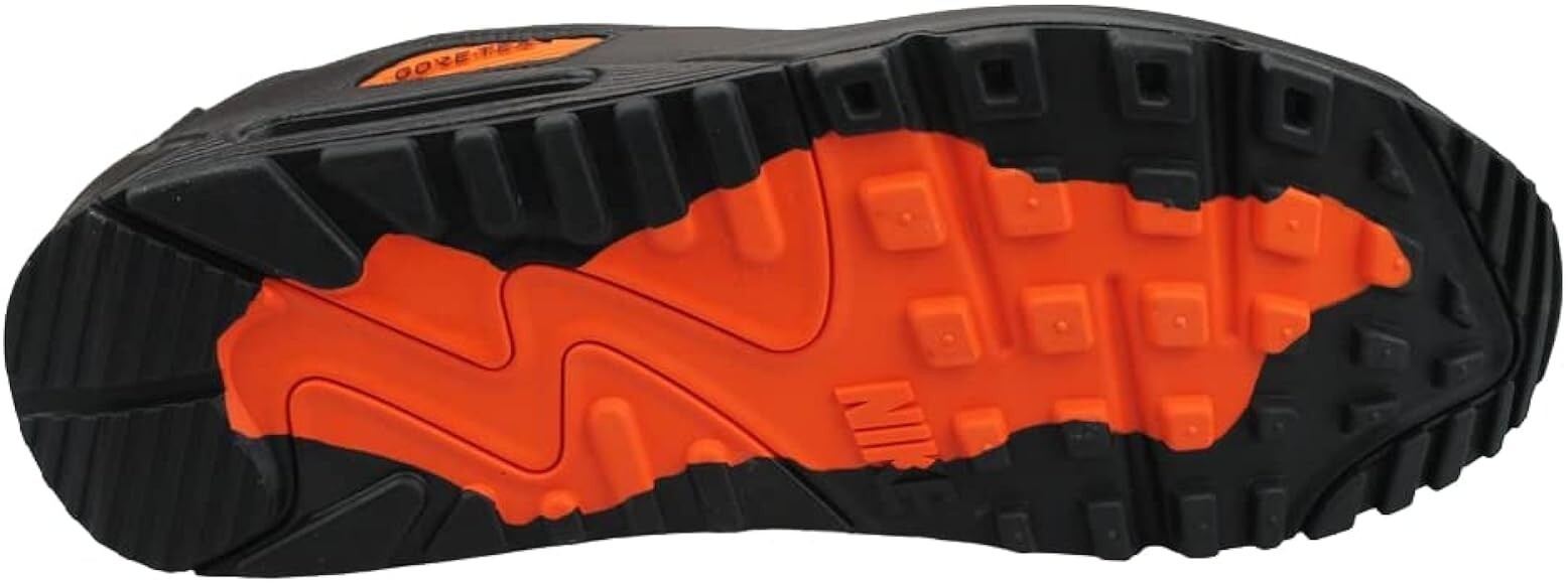 Men Size 8US Nike Air Max 90 GoreTex Black Running Shoes Sneakers Women ...