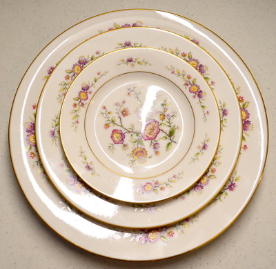 Lot NORITAKE Ivory China Asian Song 7151 B&B/Salad/Dinner Plates - Made ...