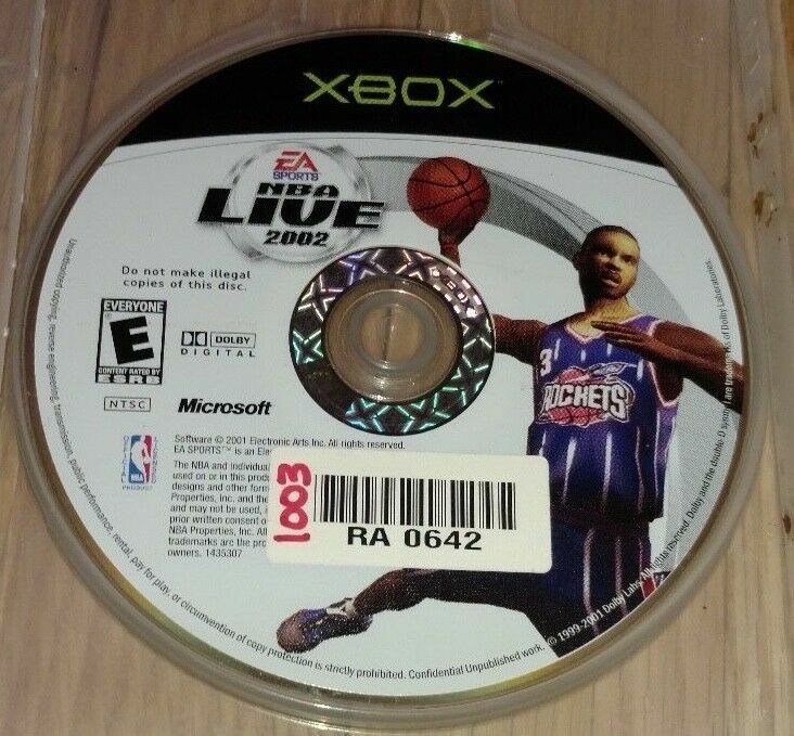 NBA LIVE 2002 - XBOX - GAME DISC ONLY - FREE S/H - (KK) | eBay
