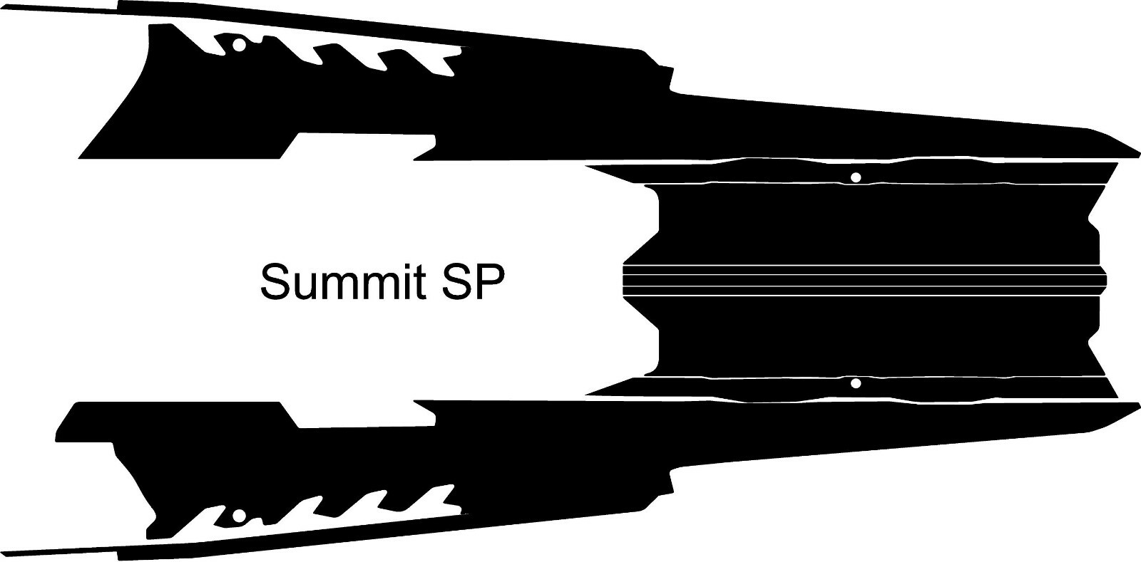 SKI DOO REV GEN 4 SUMMIT RENEGADE FreeRide Backcountry Black Tunnel ...