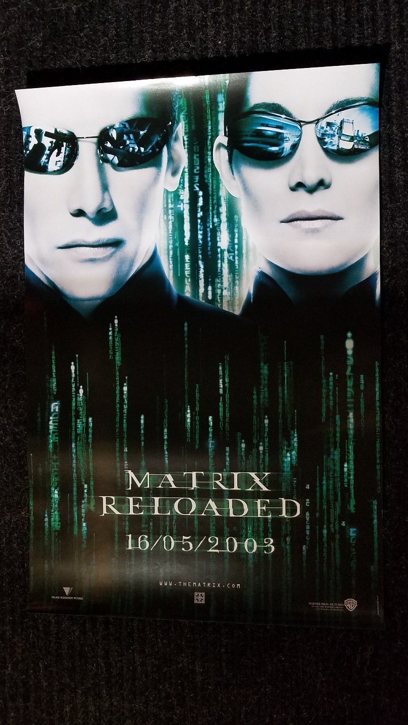 Matrix Reloaded Movie Poster