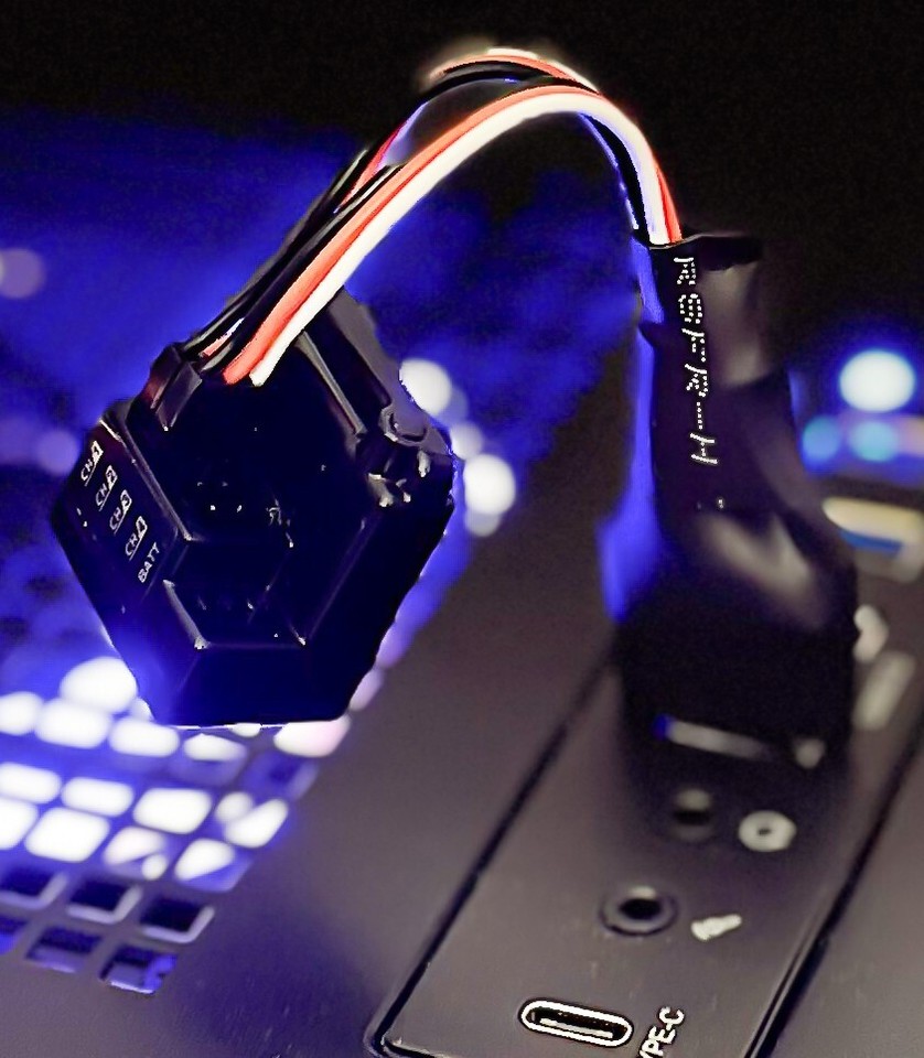 VRC Pro Adapter - 2 Channel - RC Receiver to USB Adapter - Plugs into ...