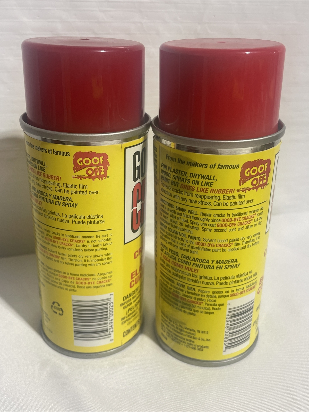 2- Goof Off Goodbye Cracks Repair Spray - 4 oz New 93945306955 | eBay