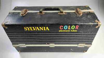 Huge Lot Vintage Vacuum Tubes In Sylvannia Repairman'S Case 6JN6 6GT5 ...