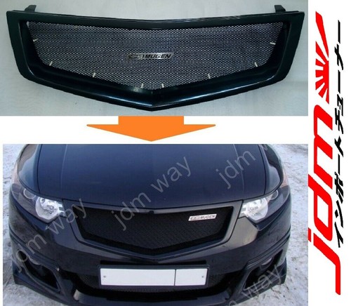 for acura tsx mugen style mesh grill sport honda accord 8 2008-2010 ...