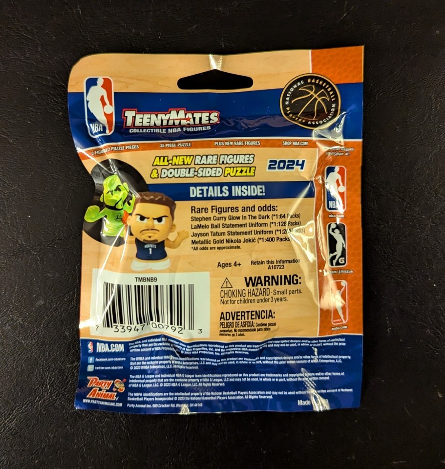 TeenyMates Collectible NBA Figures - 2024 Silver Series Pack - 2 ...