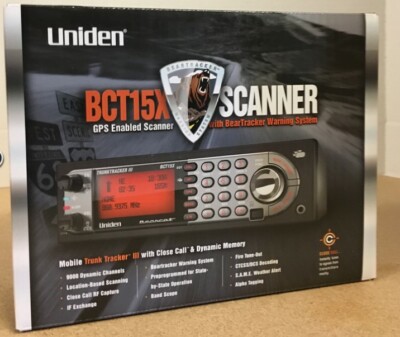 Uniden BCT15X BearTracker Mobile Tracking Scanner Black Color Brand New ...